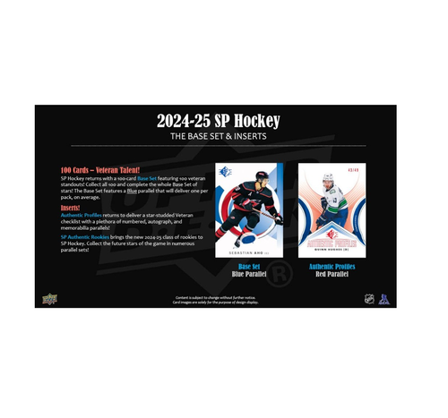 2024-25 Upper Deck SP Authentic Hockey Blaster 20-Box Case | eBay