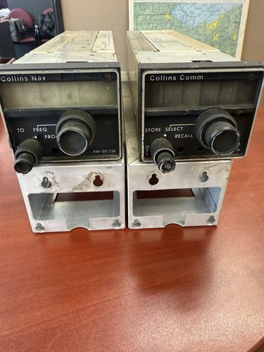 Collins Com VHF-251 And Collins Nav VIR-351 With Tray | eBay