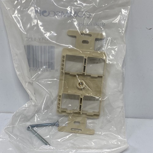 (A)(QTY1) Commescope M106FR4-246 (Ivory) Flush Modular Mounting Frame ...