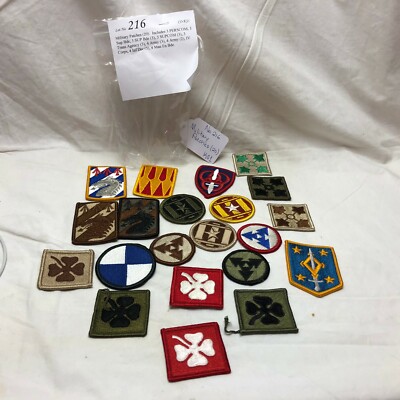 Lot of 20 Military Patch Badge Army Man En Bde. PERSCOM Sup Bde IV ...