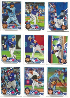 2023 Series 1&2 Topps 582 Montgomery TeamSet Blue Jays Vladimir ...