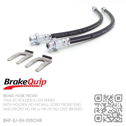 BRAKEQUIP BRAKE HOSE FRONT KIT [HOLDEN EJ-EH WITH HD-HR or HK-HT-HG ...