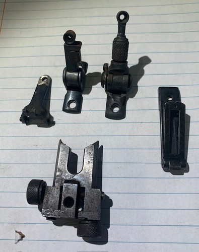Gunsmith vintage tang target sight lot vintage gun rifle parts | eBay