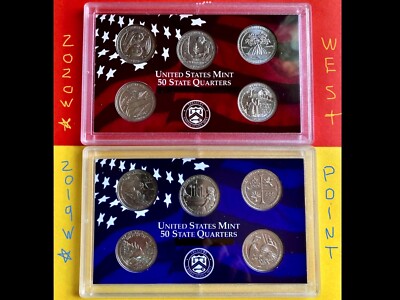 2019 W & 2020 W Complete 10 Quarters : 5 Each Set. 🇺🇸🇺🇸 | eBay