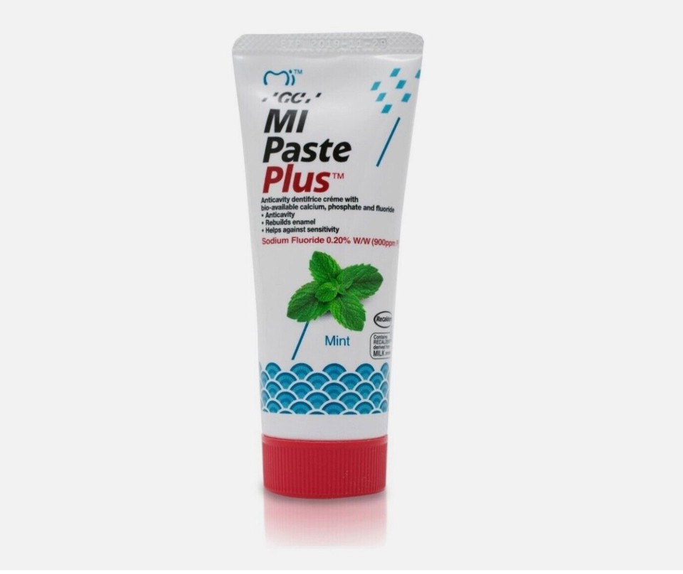 GC MI Paste Oral Topical Crème with RECALDENT 40g Tube - MINT - EXP: 10 ...
