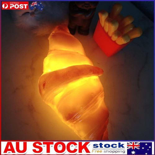 Bread Shaped LED Night Lamps Ornament Fun Home Croissant Shaped LED ...