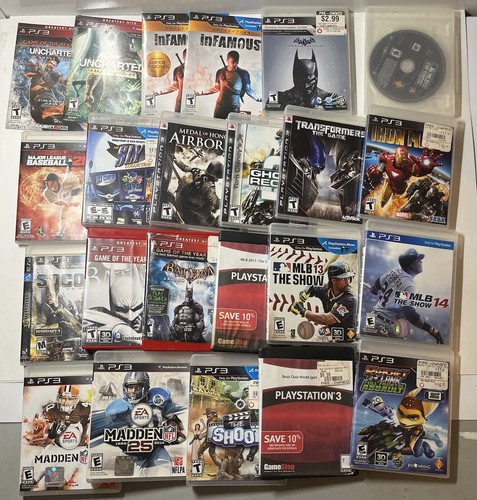 PlayStation PS3 Video Game Bundle Lot of (23) Games | eBay