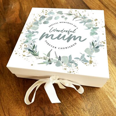 Special Memories Mum Memorial Square Memory Rememberence Keepsake Box ...