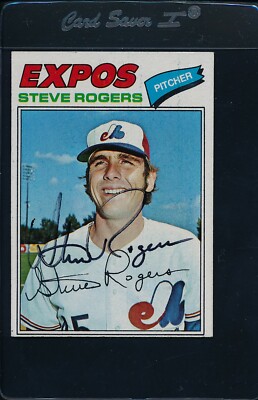 1977 Topps #316 Steve Rogers Expos Signed Auto *6404 | eBay