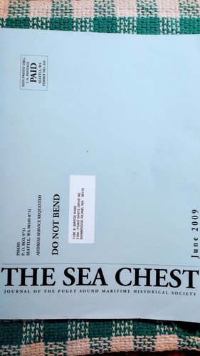 THE SEA CHEST JOURNAL PUGET SOUND MARITIME SOCIETY JUNE 2009 | eBay