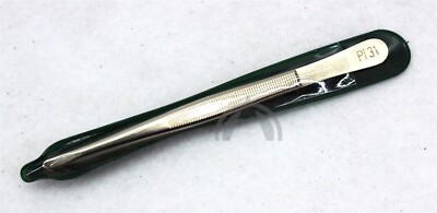 Professional Stamp Tongs with Straight Rounded Tip : 4 5/8" Long : # ...