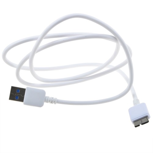 White USB Cable For Iomega eGo 31886300 RPHD-UG3 500 GB 1 TB RPHDUG3 ...