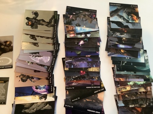 Halo XBOX Complete Topps Chief Cortana Flood Covenant 90 Cards ...