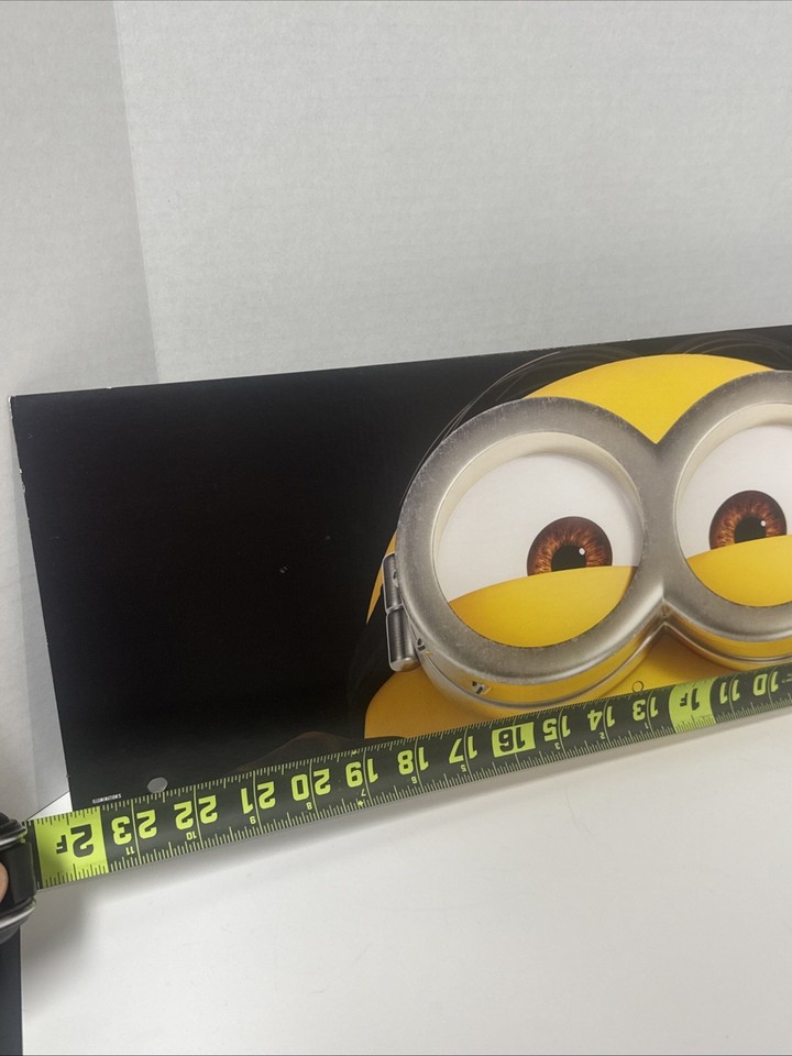 Spirit Halloween Cardboard End Cap Store Display Sign Minions ...
