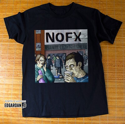 Nofx Regaining Unconsciousness Album Punk Rock Black Unisex T-shirt ...