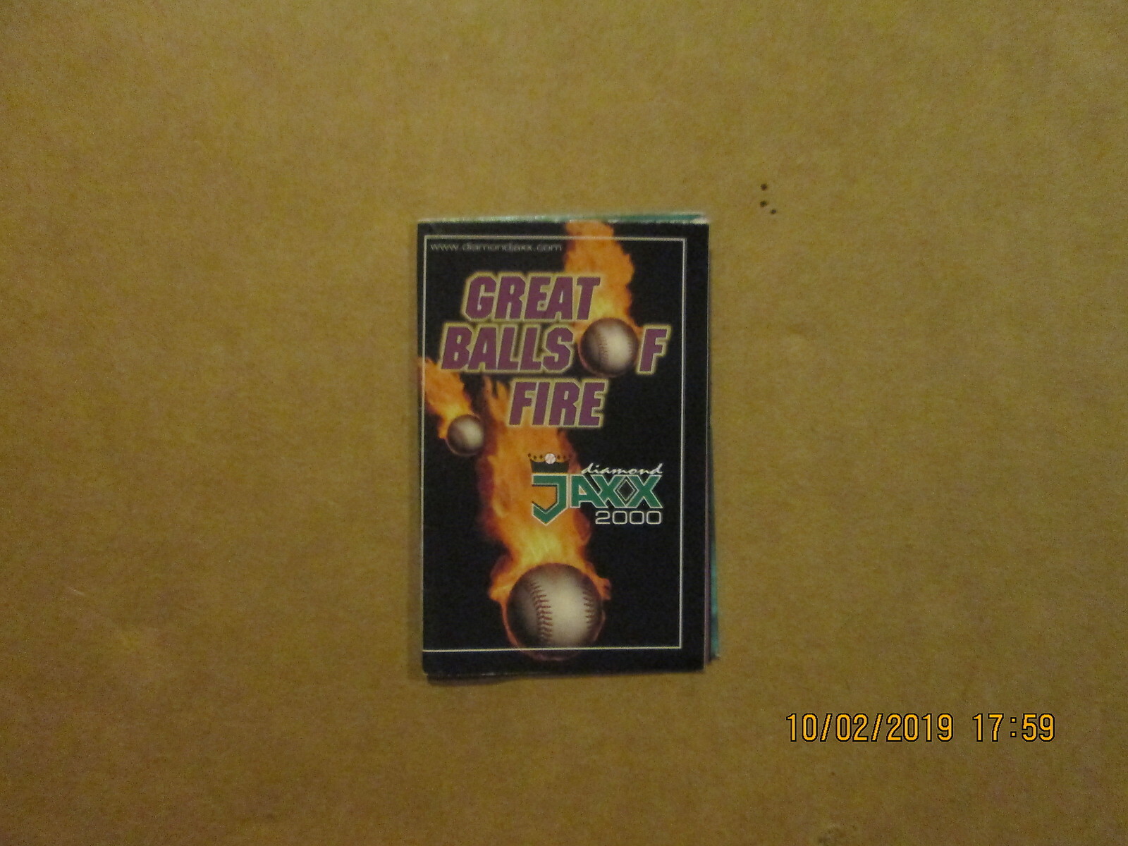 Diamond Jaxx Vintage Circa 2000 Team Logo Baseball Pocket Schedule | eBay