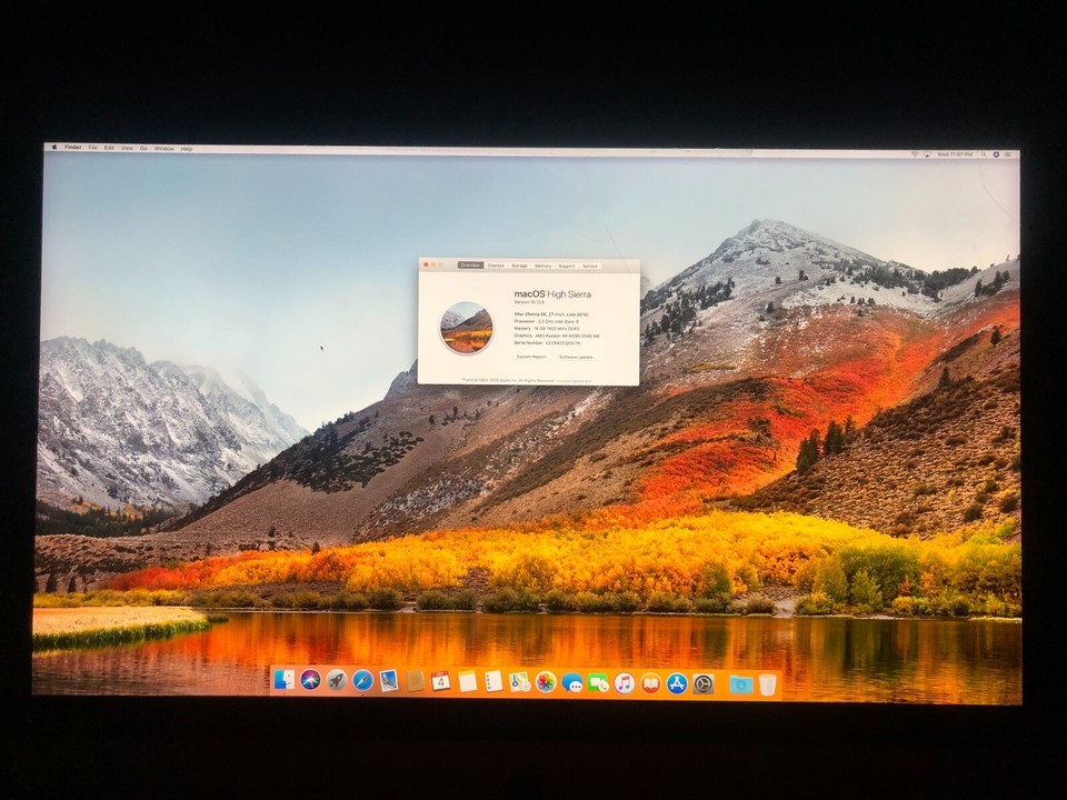 Apple iMac 27" 5K Late 2015 Radeon r9 m395 2gb/ Intel i5 - AS IS - READ ...