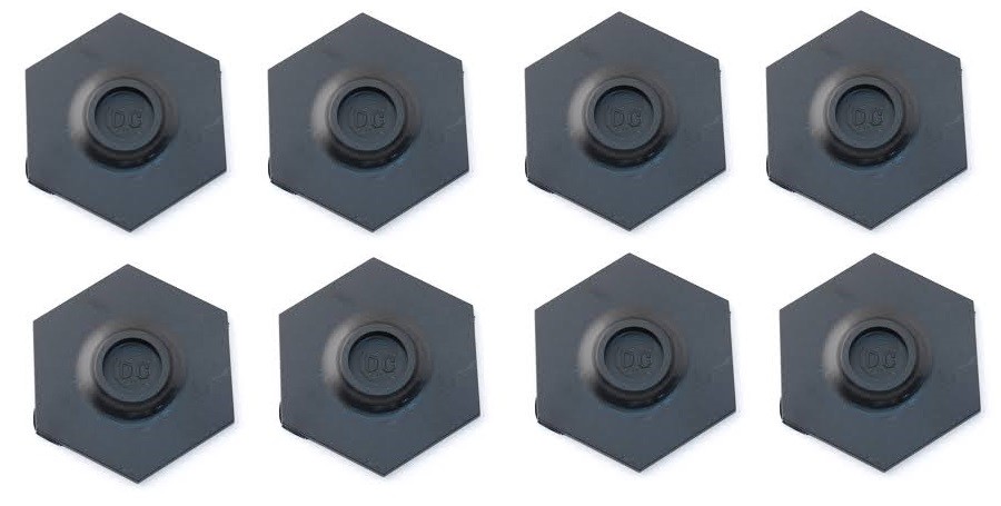 1964 - 1973 Mustang Anti-Squeak Rear Leaf Spring Pad Set - 8 Pads Best ...