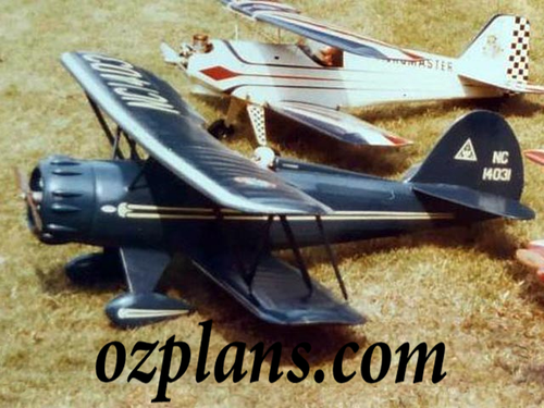 Waco YMF-3 Biplane 60" WS PRINTED RC MODEL AIRPLANE PLANS TEMPLATES | eBay