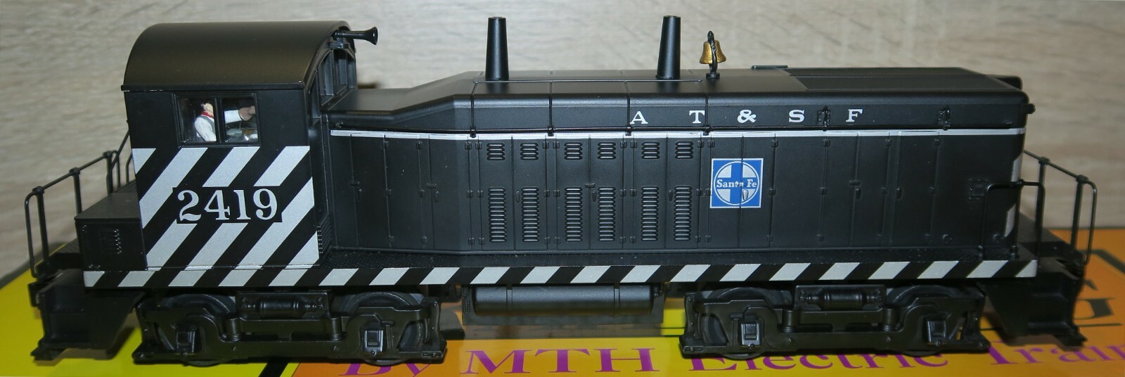 Locomotive Diesel NW 2 Switcher Santa Fe PS-2.0 Upgrade 3 rails échelle ...