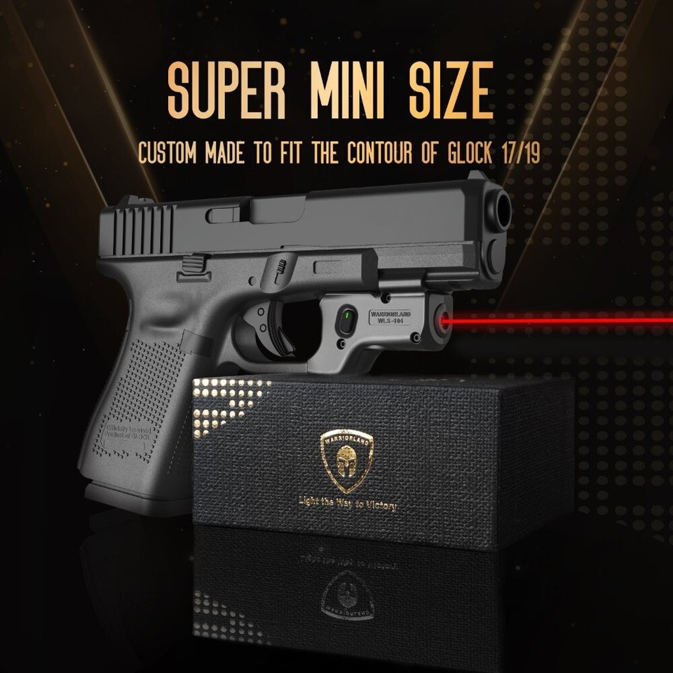 TSG Red Laser Gun Sight Fits: Glock 17/19 Gen 3-5, G23/31/32 Gen 3-4 ...