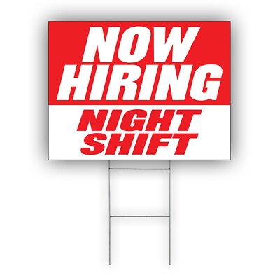 Now Hiring Night Shift Advertising Security Guard Full Time Coroplast ...