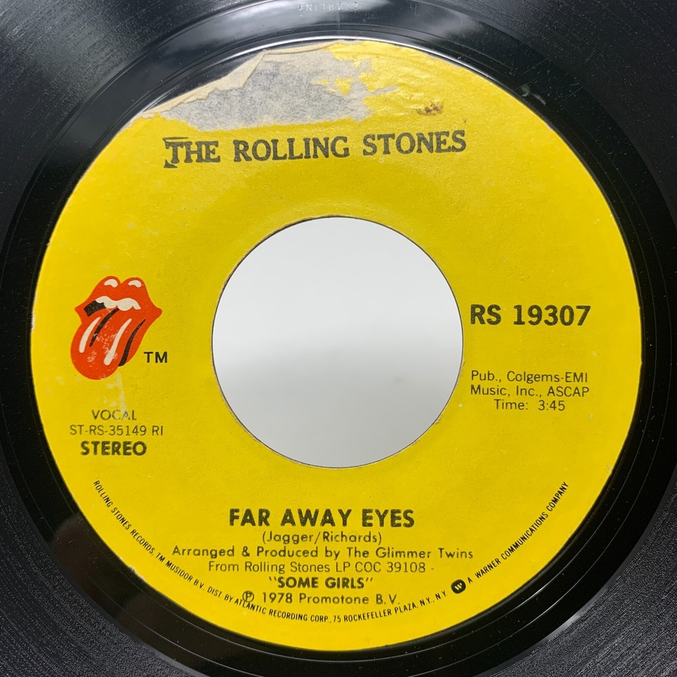 Rolling Stones Miss You / Far Away Eyes 45 RS | eBay