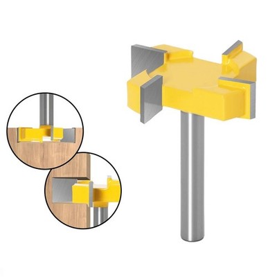 8mm Shank Router Bit with Carbide Tips T Slot Cutter for Wood MDF and ...