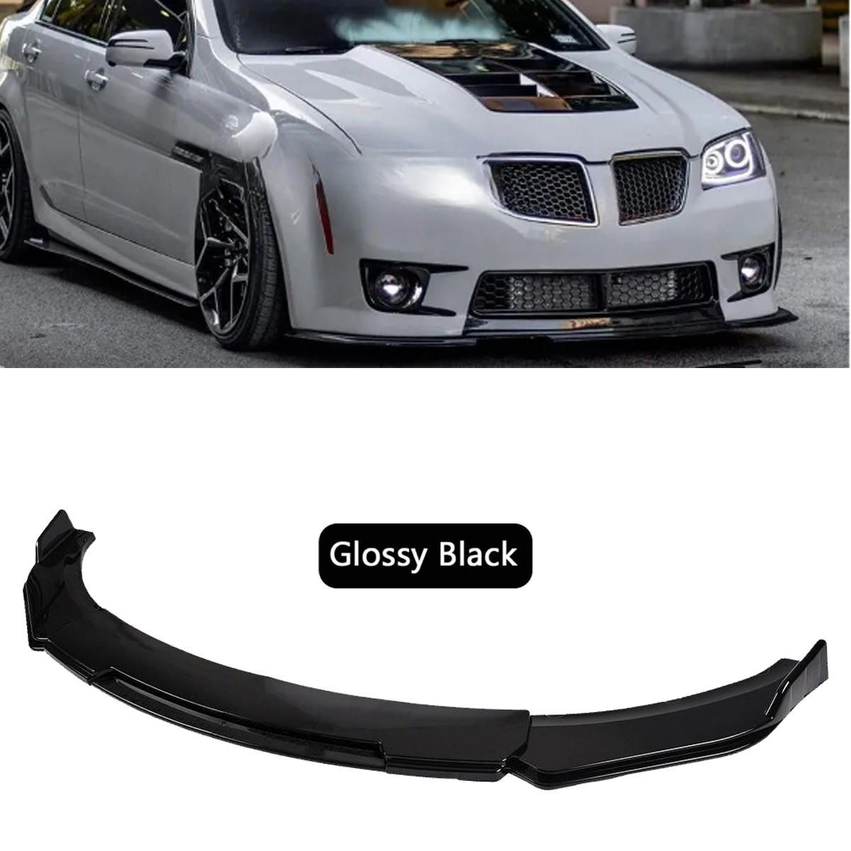 For Pontiac G8 GT GTO Front Bumper Lip Chin Splitter Spoiler Gloss ...