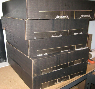 METALLICA Black Album Metallica Super Deluxe CD / DVD / LP Box Set New ...