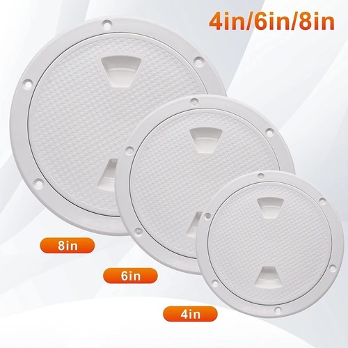 Round Hatch Cover 4 6 8 inch Non-Slip Inspection Hatches For Boat Yacht ...