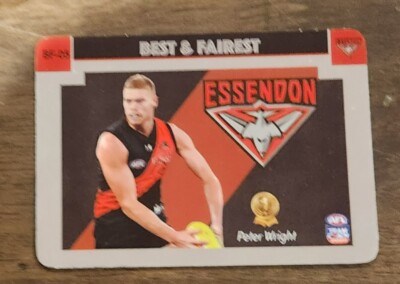2023 AFL TEAMCOACH - B&F - Peter Wright - Essendon | eBay Australia