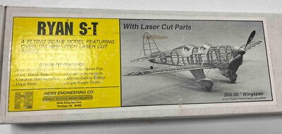 NEW - Herr Engineering Ryan S-T Balsa Model Plane Airplane Kit # K-104 ...