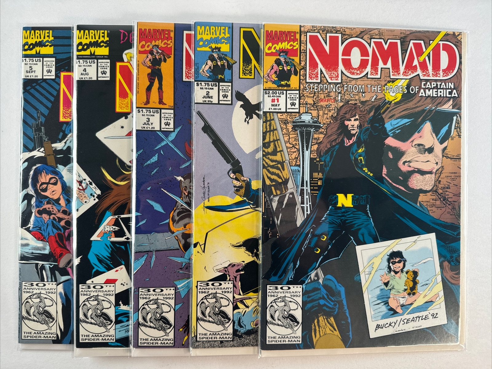NOMAD issues 1-5. Marvel Comic Books. Captain America tie-in | eBay