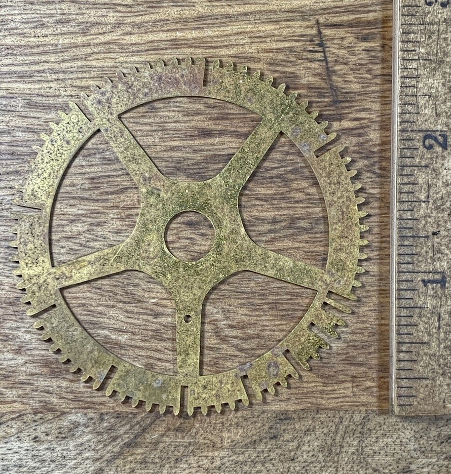 Antique American Clock Movement Count Wheel (65.45mm Dia, 9.25mm Inner ...