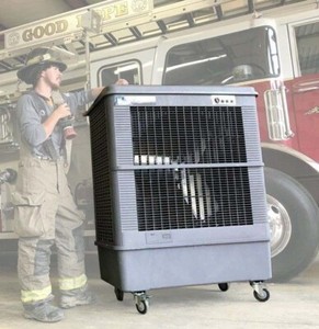 Portable Evaporative SWAMP COOLER - 8500 CFM - 2100 sqft - 33 Gal Tank ...
