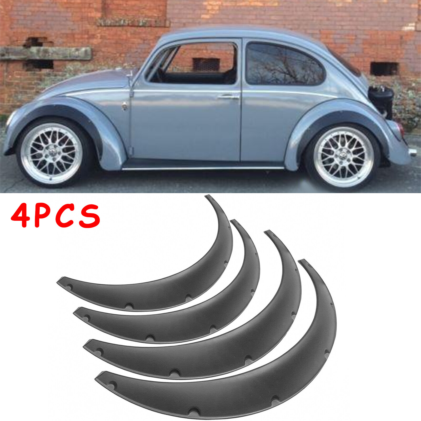 4PCS 32" & 35" Fender Flares Wide Body Wheel Arch Front Rear For VW New ...