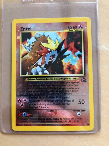 2X Entei 34 Black Star Promo Reverse Holo Pokemon Cards | eBay