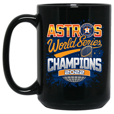 2022 World Series Champions Houston Astros v5 Black 15 oz Ceramic ...