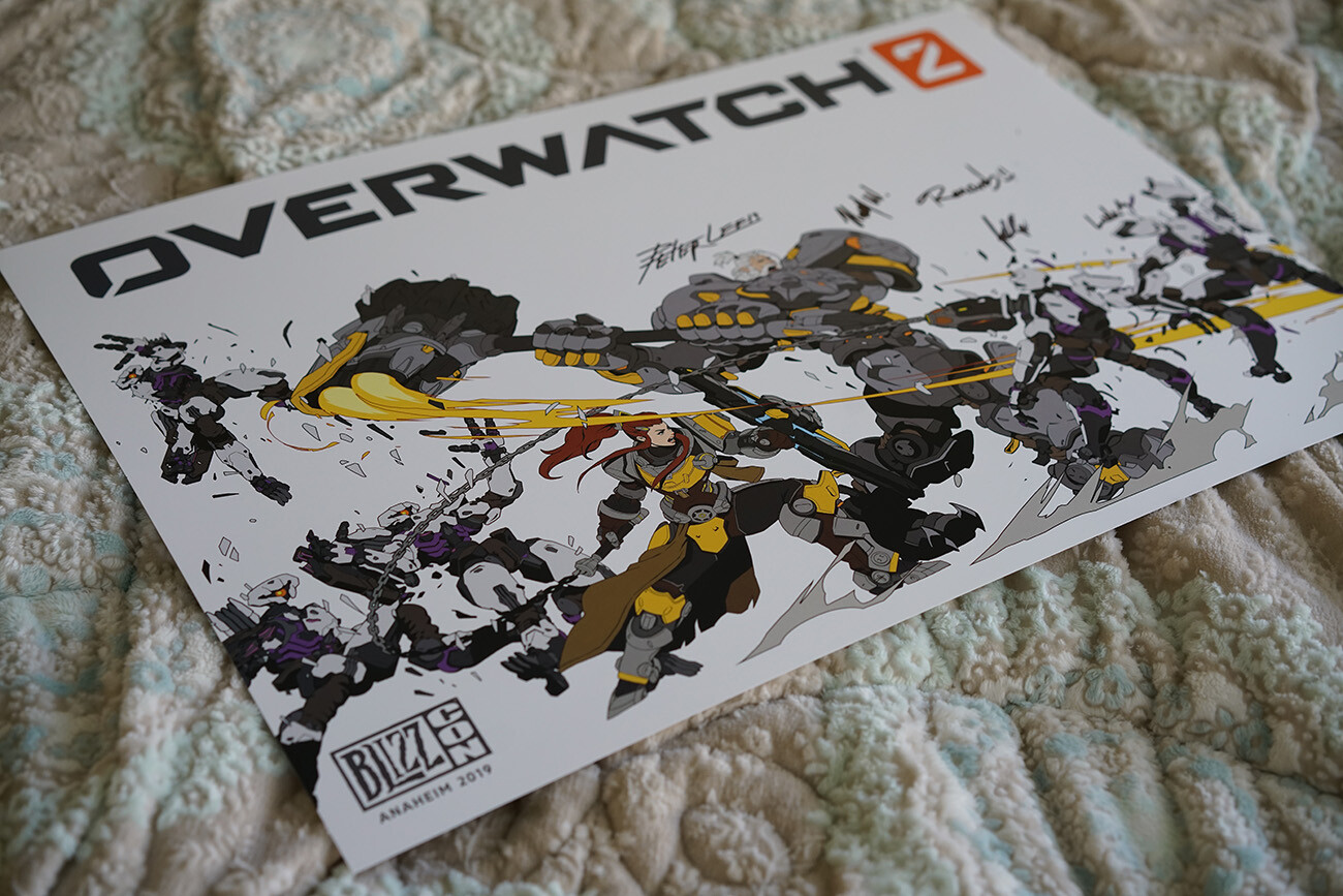 Blizzcon 2019 Overwatch Signed Mini Poster | eBay