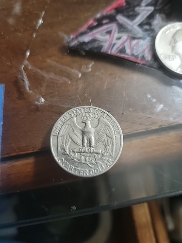 1966 Washington Quarter No Mint Mark Rim Error Letter Filled A Errors ...