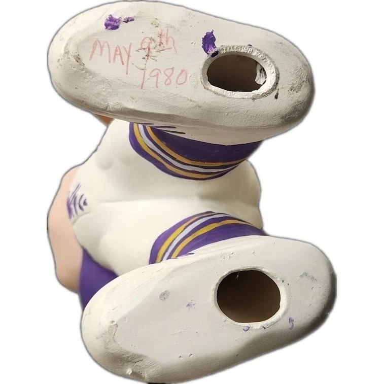 Vintage Atlantic Mold Ceramic Football Player 1979 Green Bay Packers ...