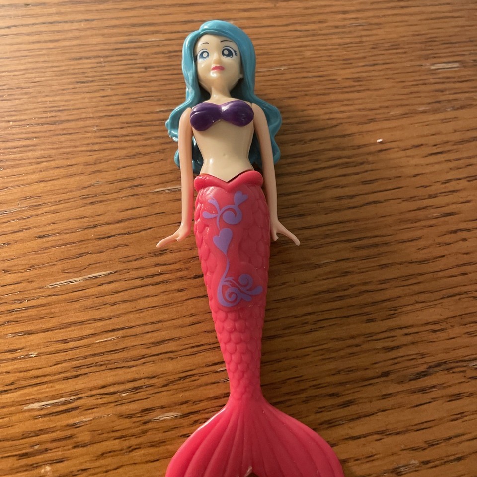 Banzai Magic Mermaids Figure Toy Blue Hair Pink Tail 36M | eBay
