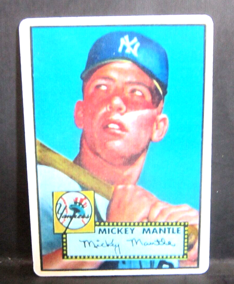 Mickey Mantle 1995 Topps Porcelain Card of 1952 Topps Rookie#19973/ ...