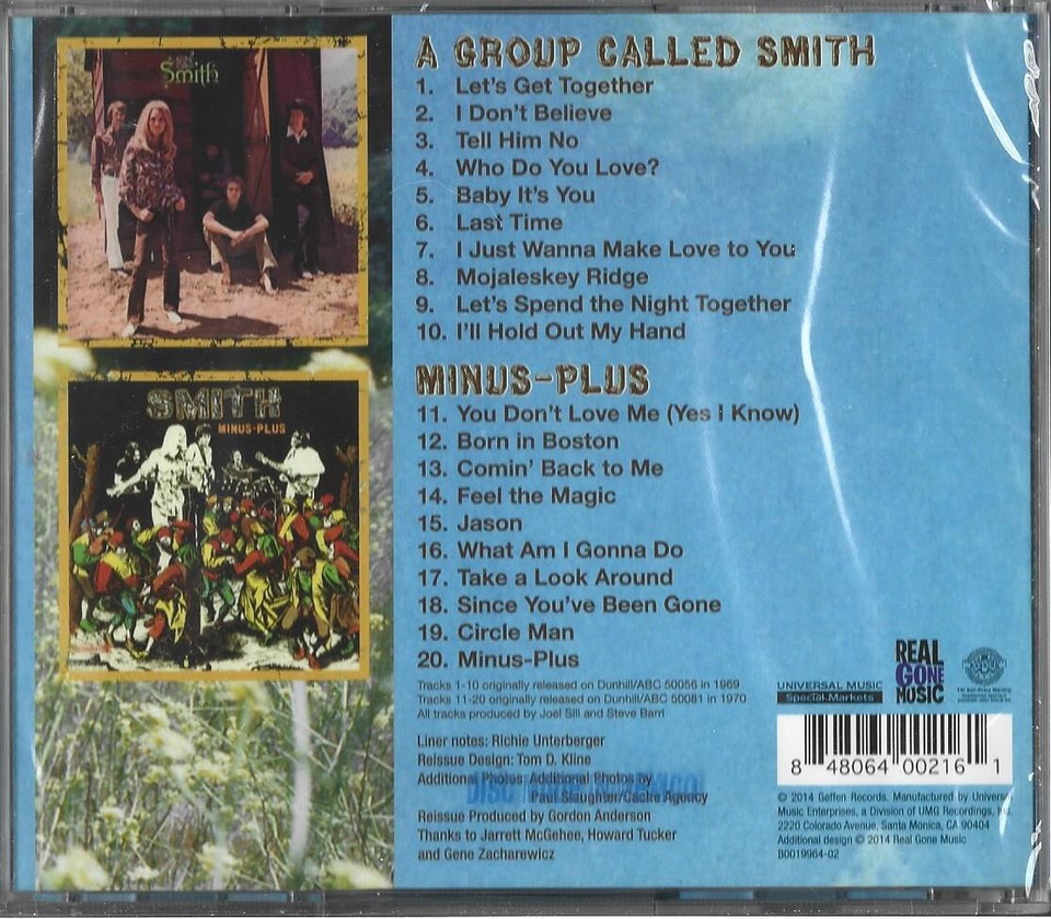 A GROUP CALLED SMITH MINUS-PLUS GAYLE McCORMICK OOP 2-ON-1 REAL GONE CD ...