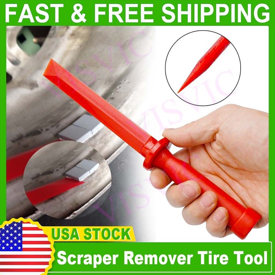Wheel Balancer Adhesive Stick On Tape Weight Remover Scraper Tool Tire ...