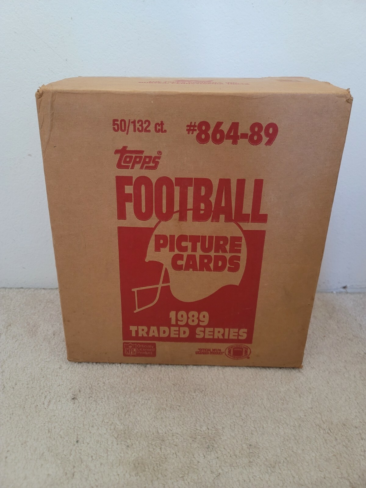 1989 Topps Traded NFL Football Complete Set 132 Cards from Case Opened ...