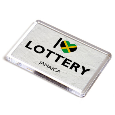 FRIDGE MAGNET - I Love Lottery, Jamaica | eBay UK