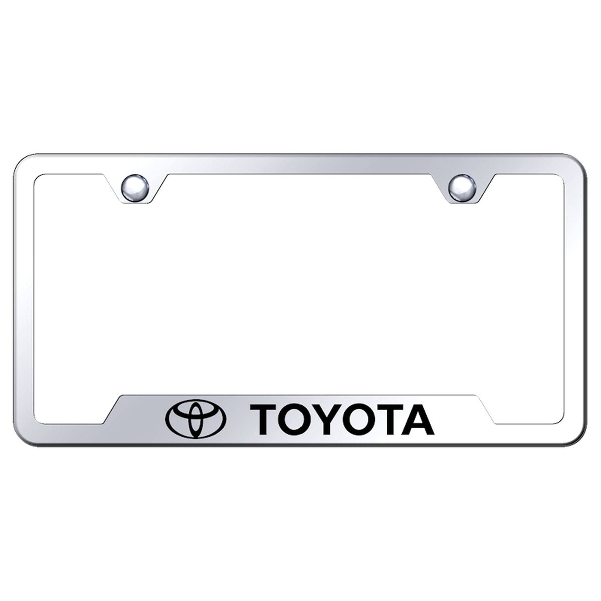 Toyota License Plate Frame 2 Blackout