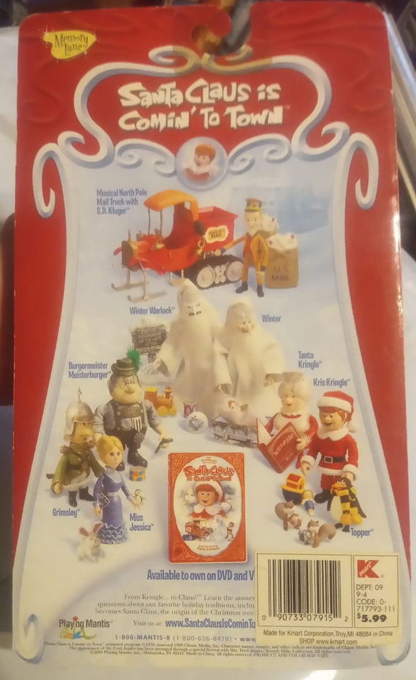 Santa Claus Is Coming To Town - Burgermeister Meisterburger Figure ...